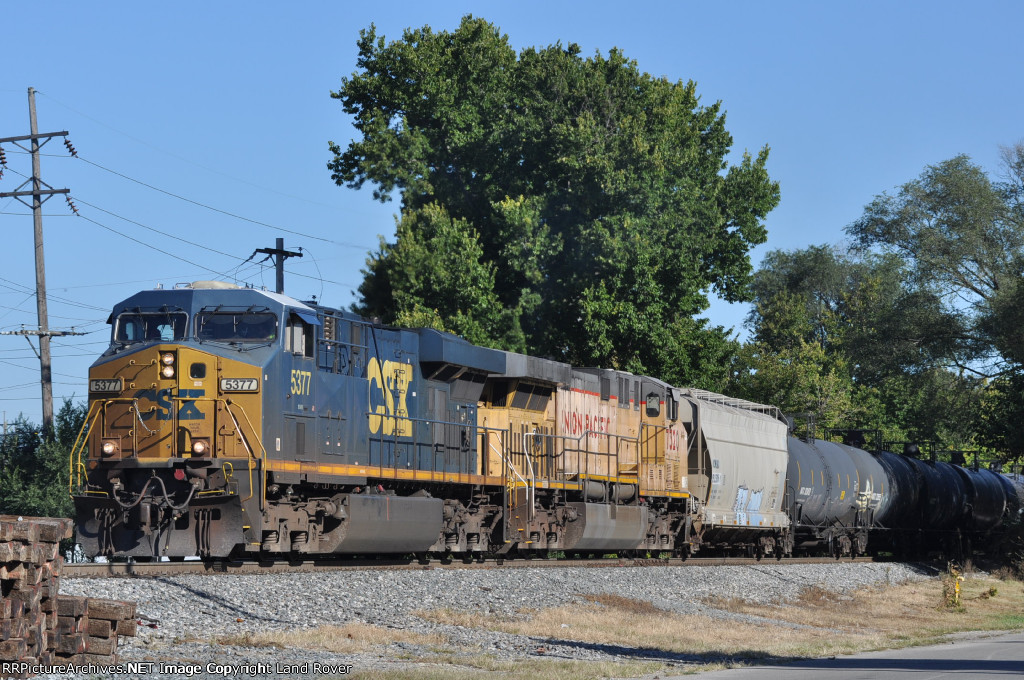 CSXT 5377 On CSX K 425 Eastbound