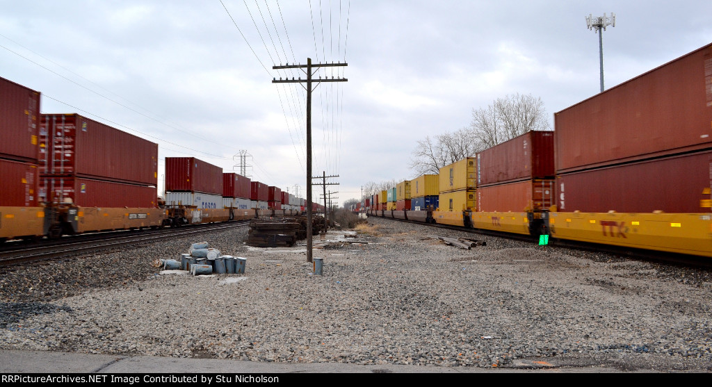 Smack dab in the middle.