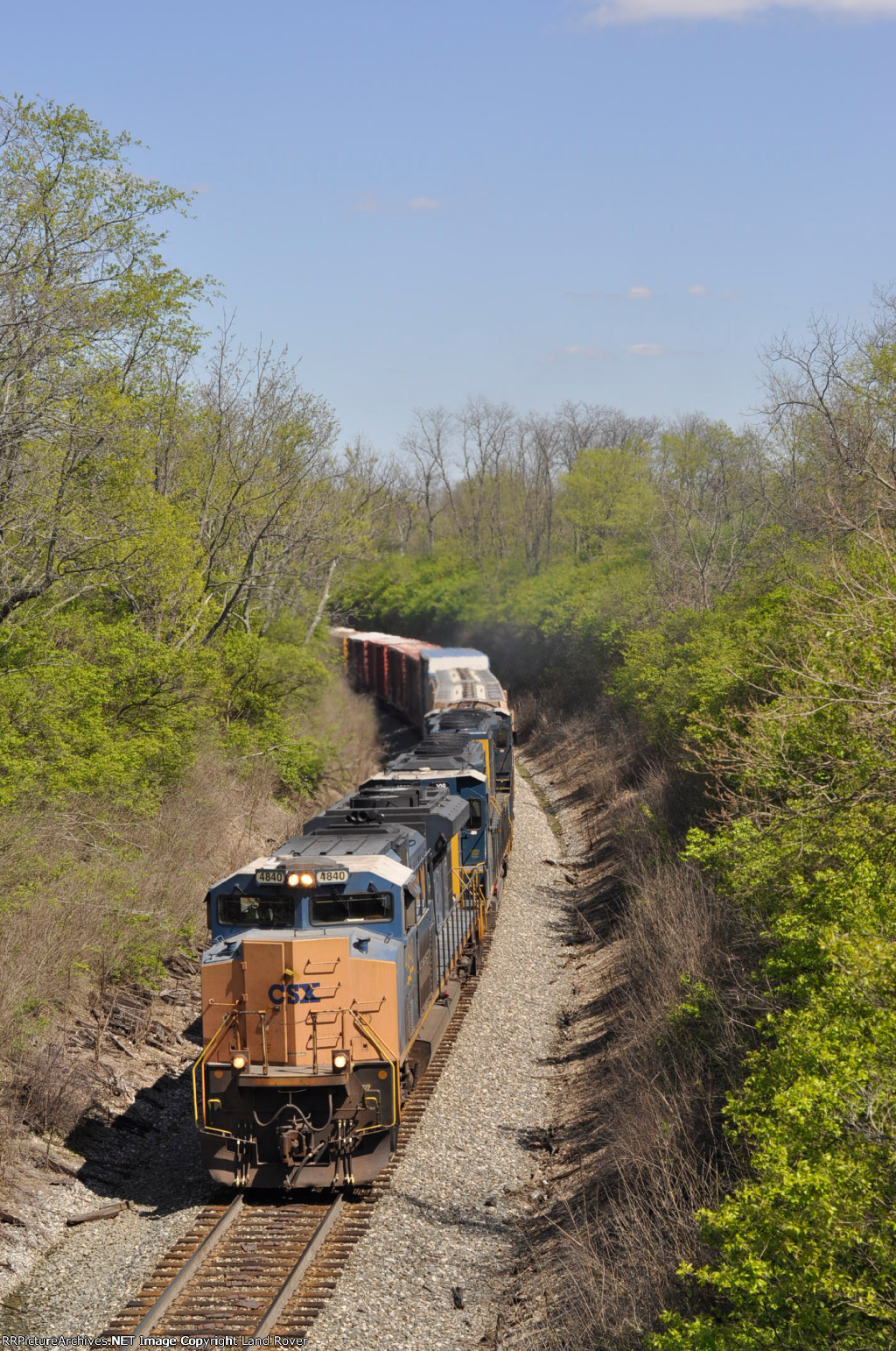 CSXT 4840 On CSX Q 361 Westbound