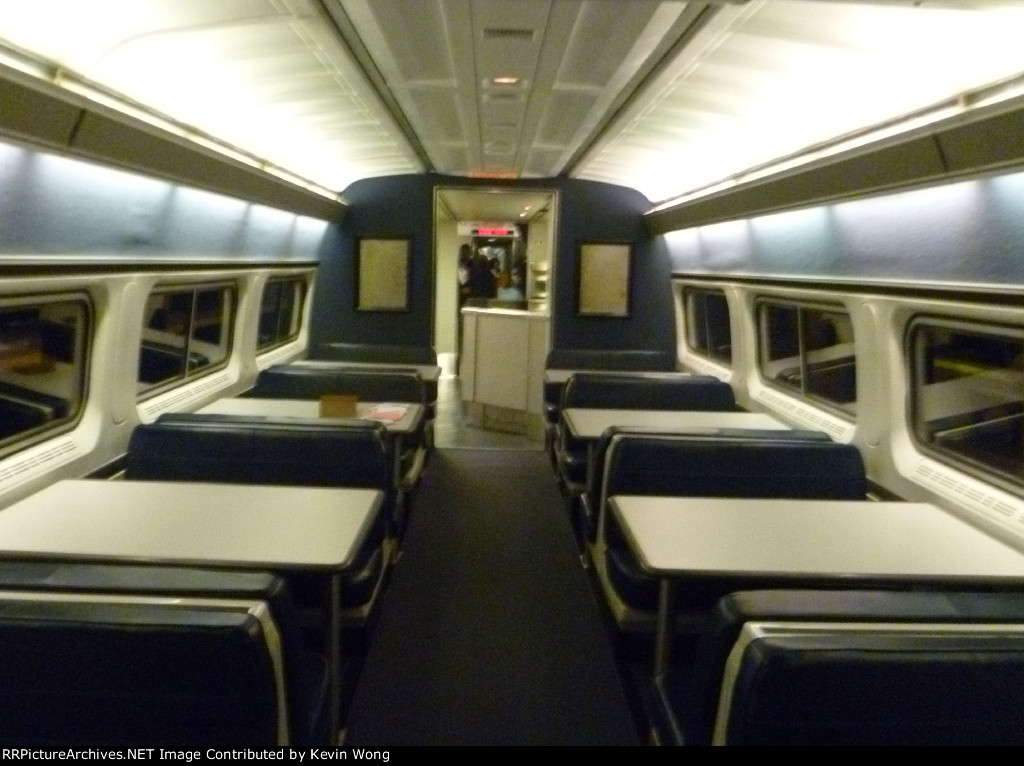 Amfleet I Cafe 43393 interior