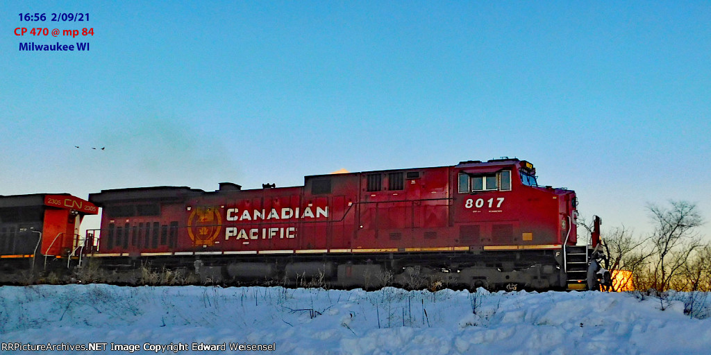 Beaver leads 470 out the Wash @ mp 84