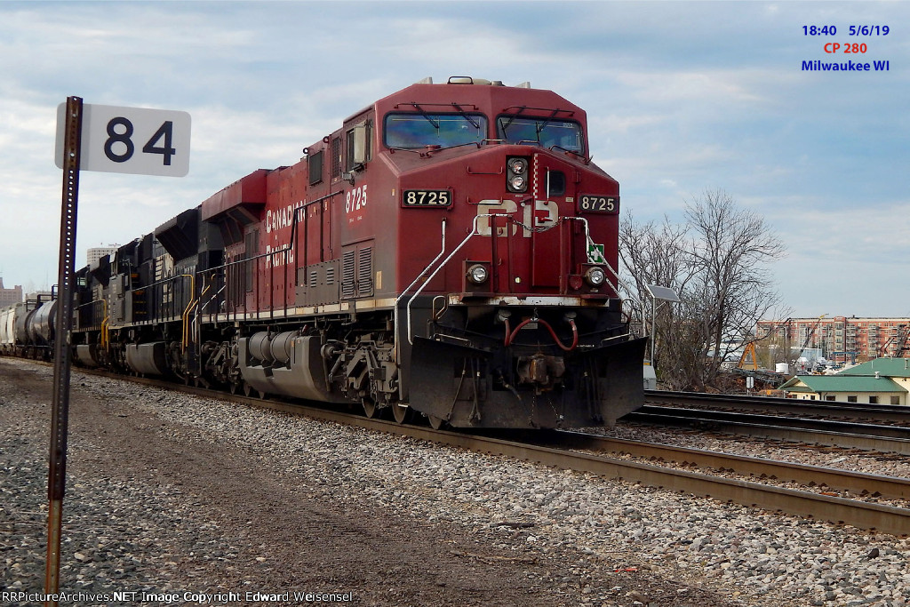 A long 280 pulls to mp 84 marker before backing to make the final joint nearly a mile away near ...