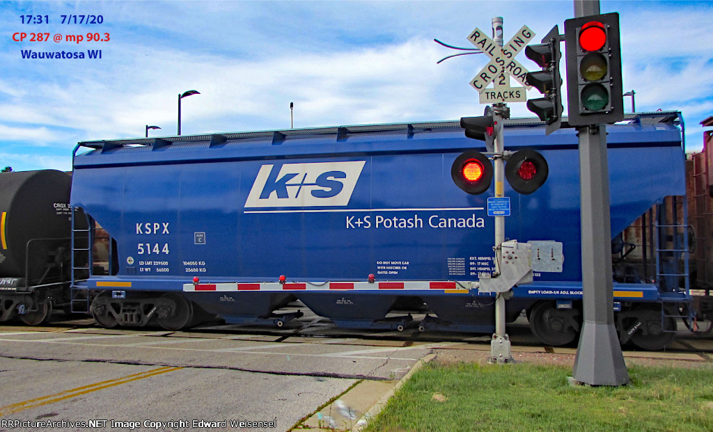 Unmistakable blue hue