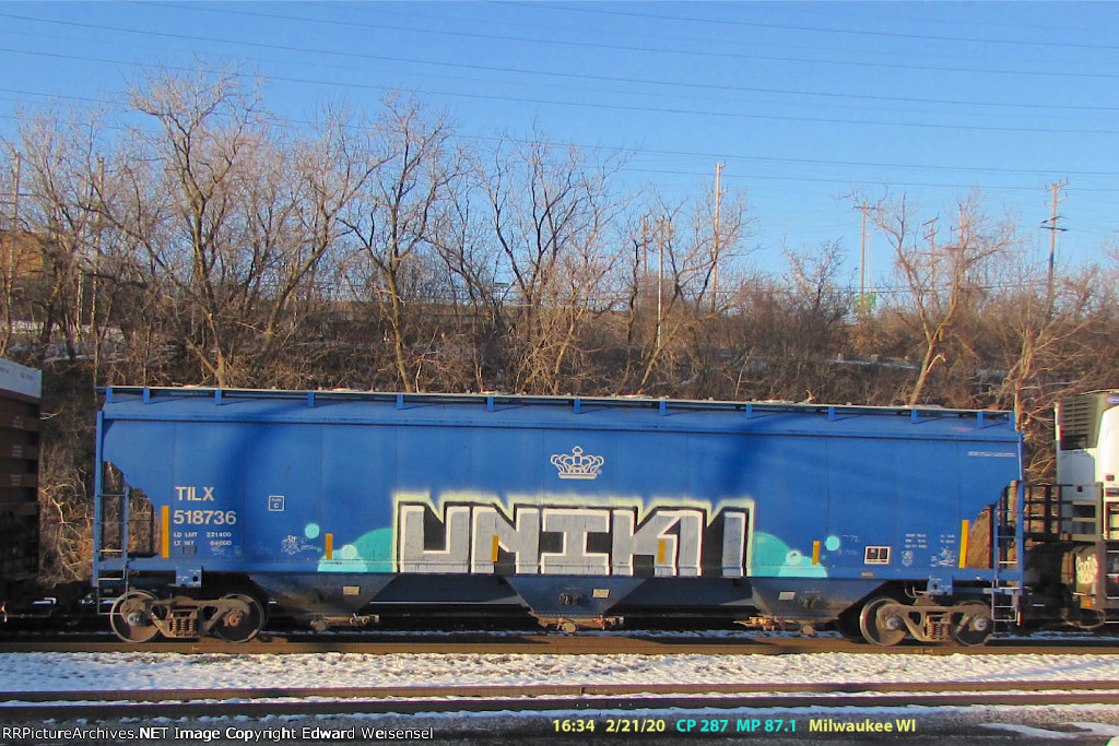 Rolling west on CP 287