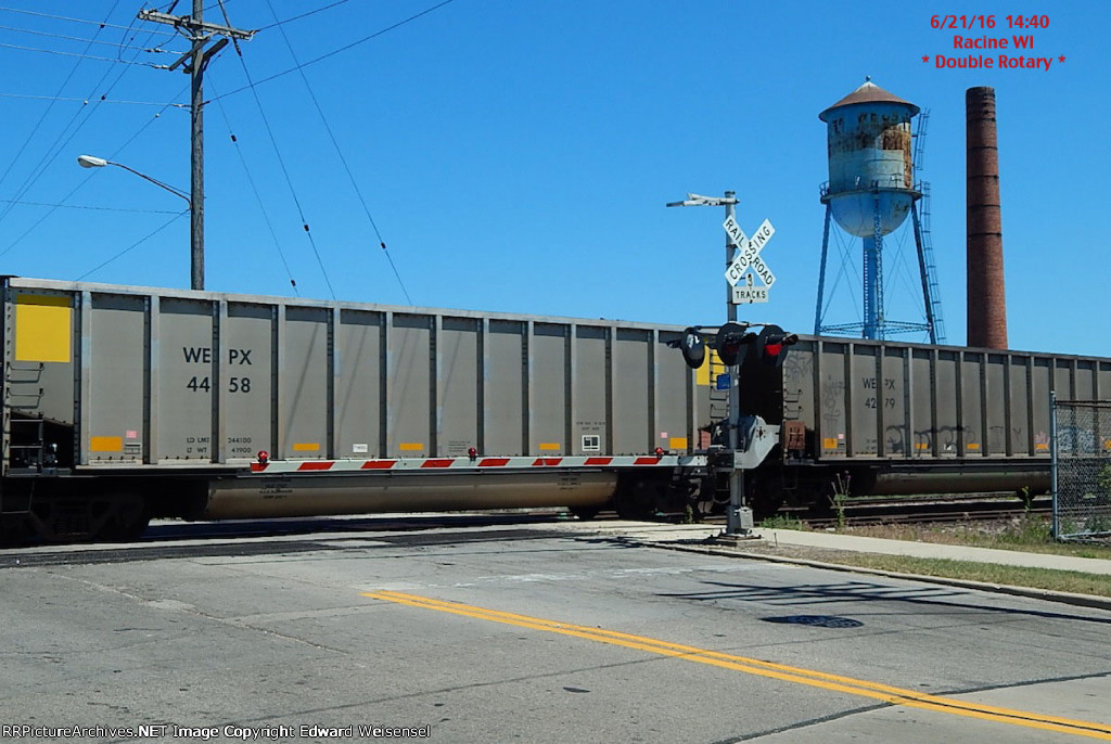 Twin rotary couplers allow delivery without rotating or uncoupling the DPU