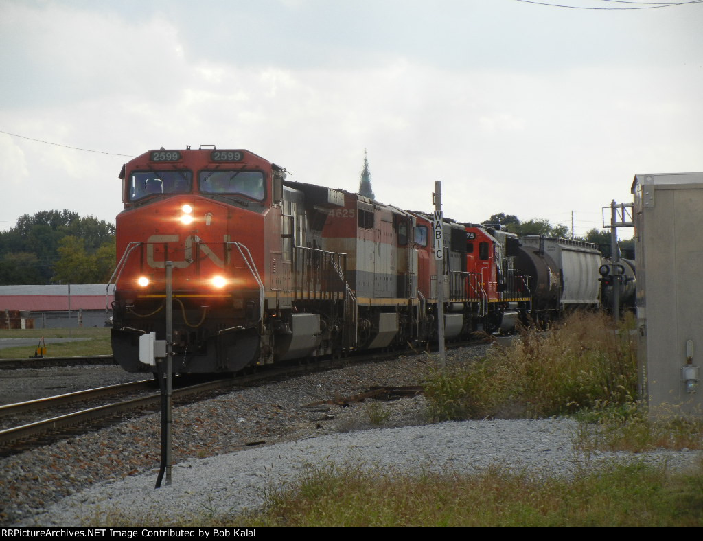 CN 2599 out of yard