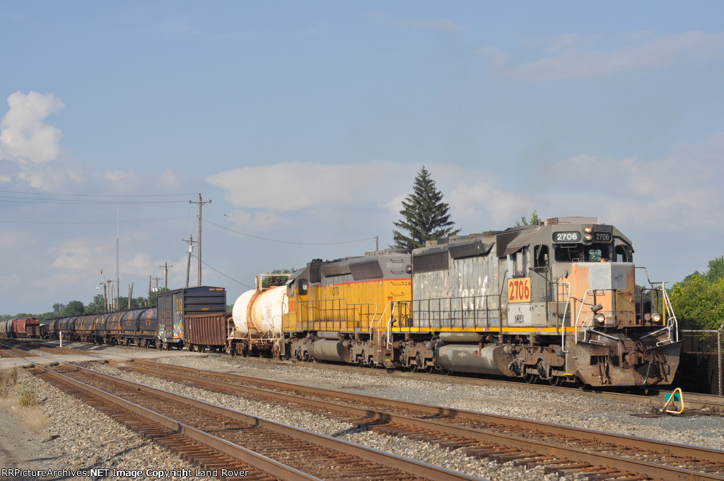 NREX 2706 On CSX J 791 Working New River Yard