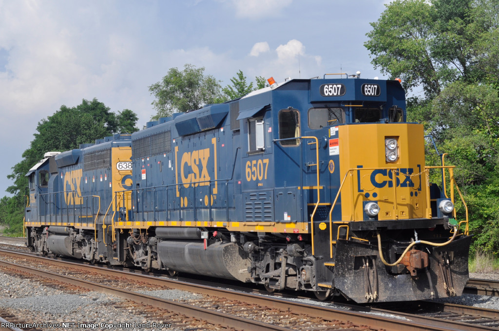 CSXT 6507 On CSX J 791 At New River Yard