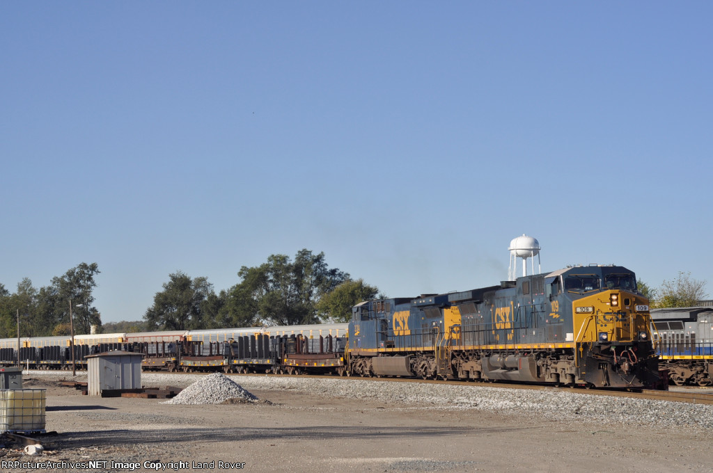 CSXT 109 On CSX K 587 Eastbound
