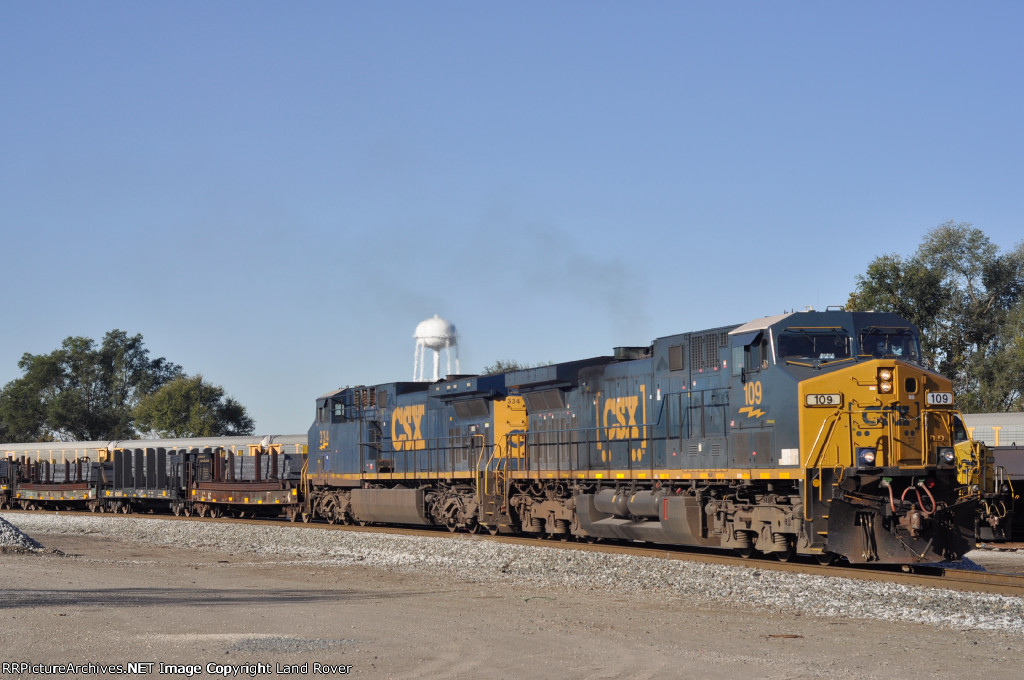 CSXT 109 On CSX K 587 Eastbound