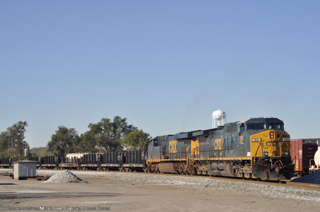 CSXT 109 On CSX K 587 Eastbound