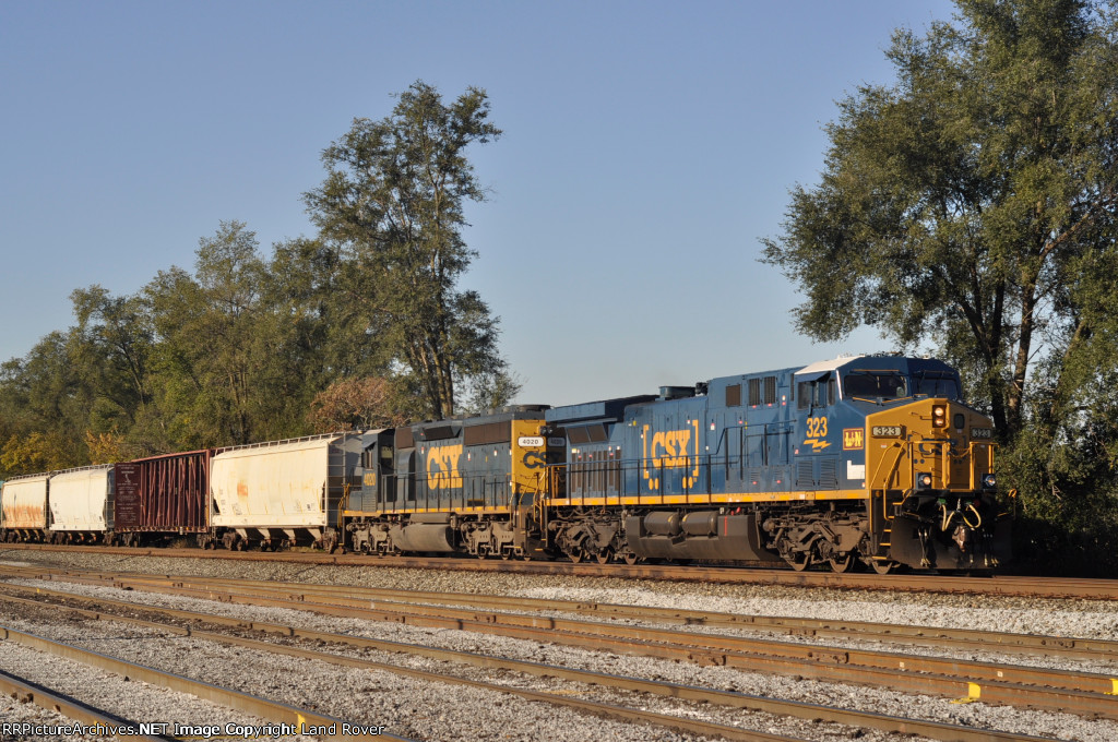 CSXT 323 On CSX J 782 Northbound