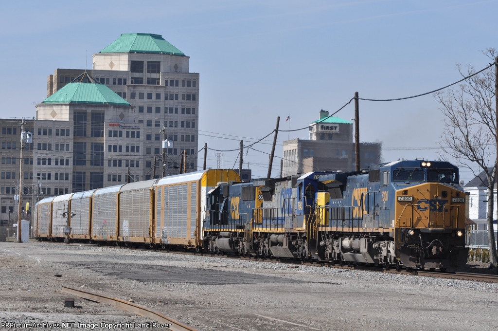 CSXT 7300 Ex Con On CSX Q 231 Eastbound