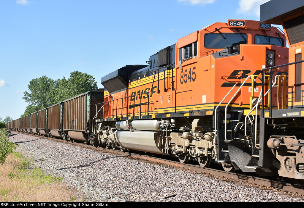 BNSF 8545 Roster shot.