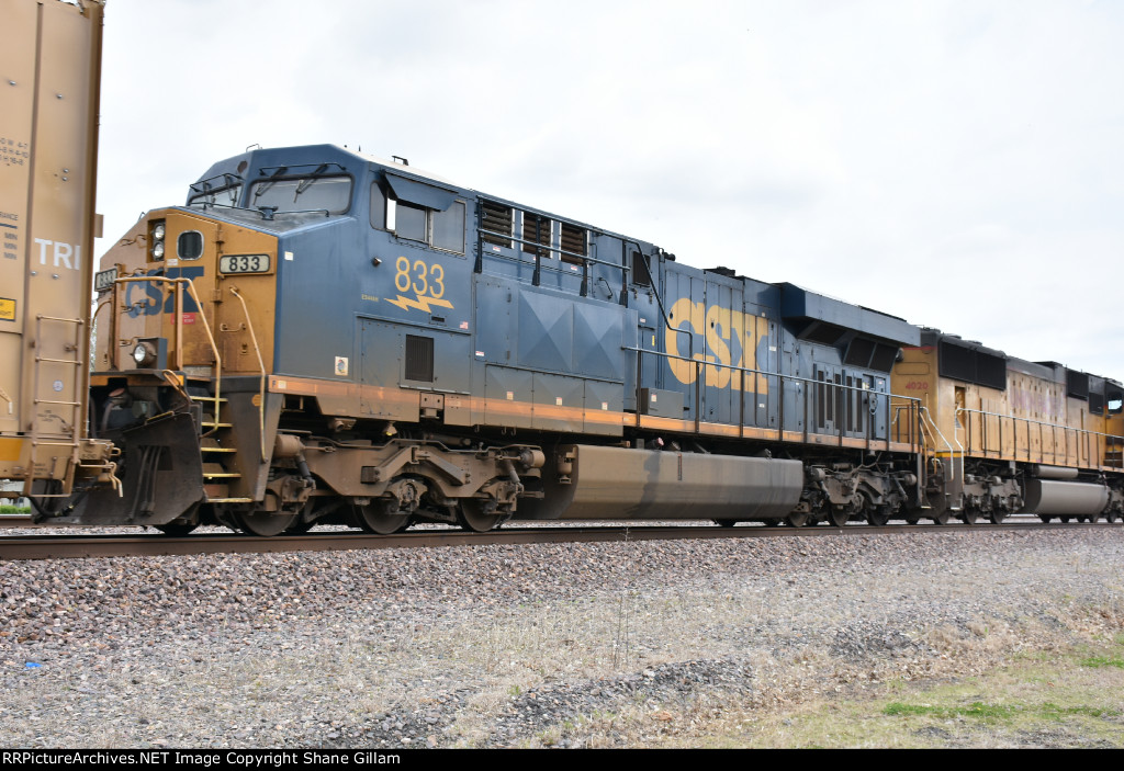 CSX 833 Roster.