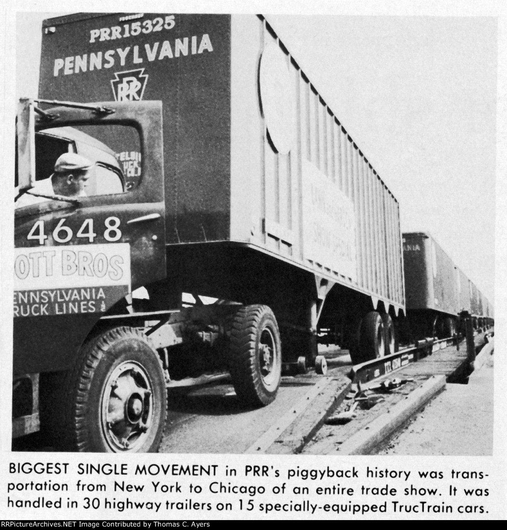 PRR "Piggy-Back" Operations, 1960