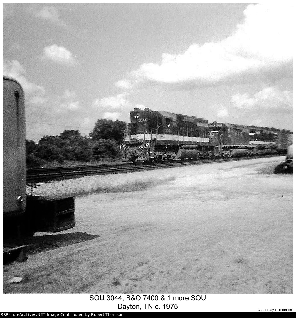 SOU 3044, B&O 7400 & 1 more SOU