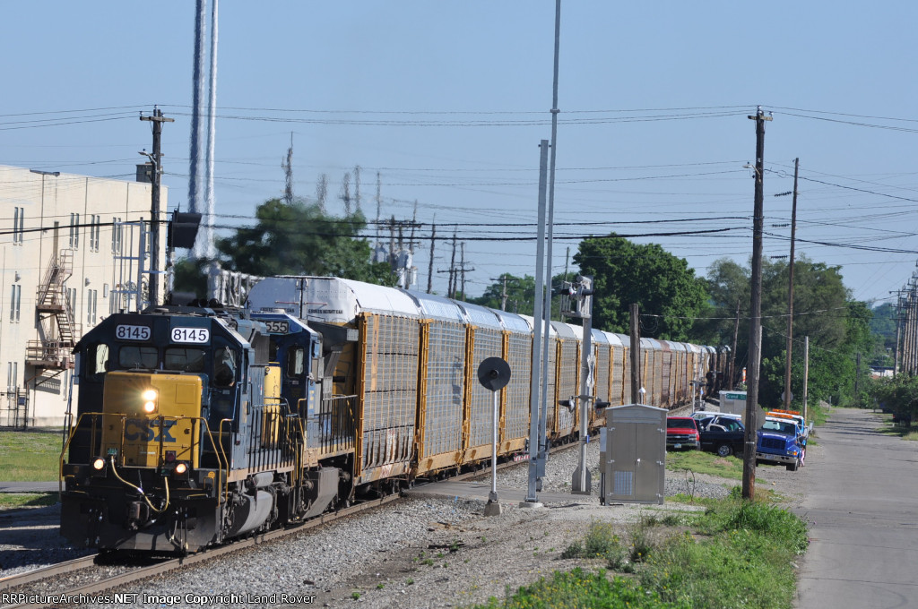 CSXT 8145 On CSX Q 227 Eastbound Elephant Style