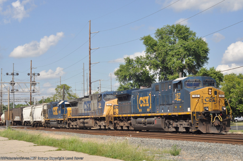 CSXT 167 On CSX Q 511 Southbound