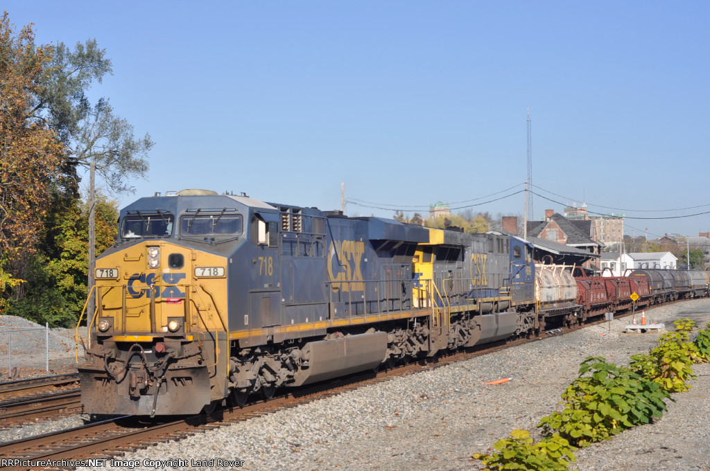 CSXT 718 On CSX K 514 Southbound