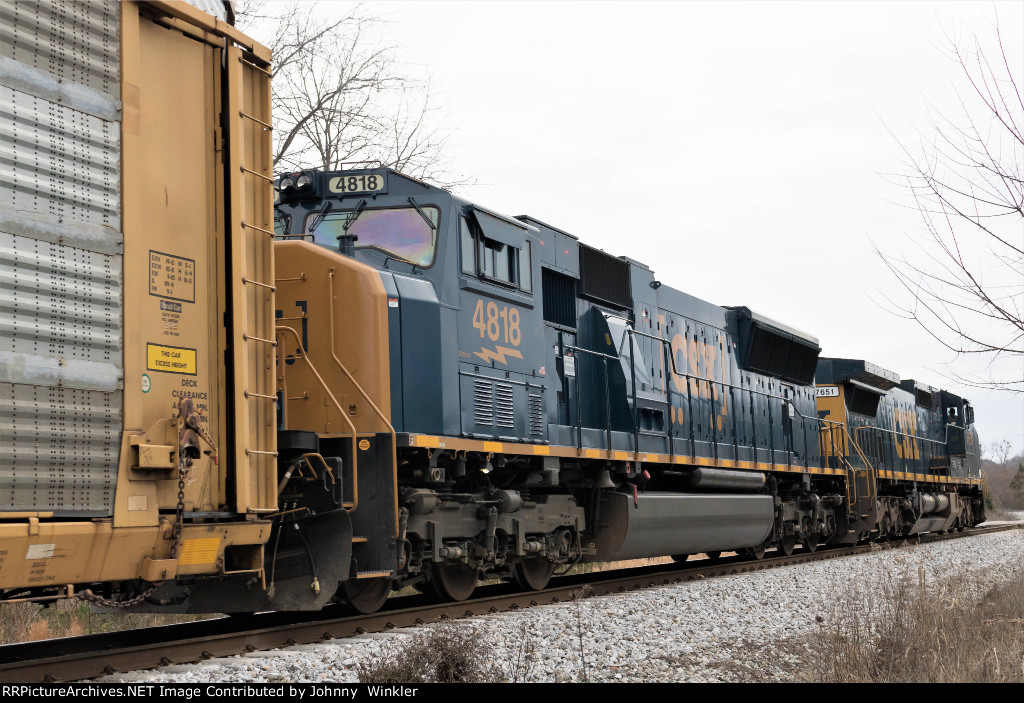 CSX 4818 at Westcott Blvd