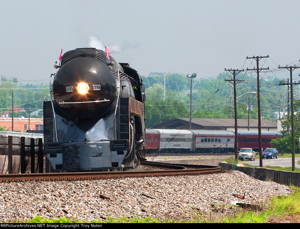 N&W 611 at Roanoke, VA