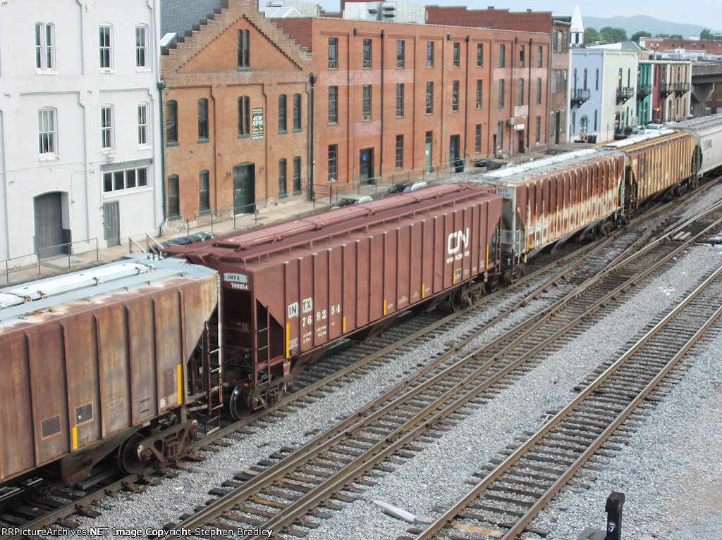 Westbound mixed freight