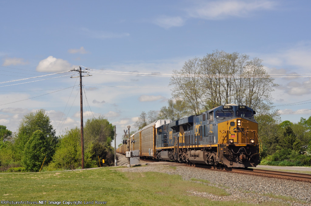 CSXT 970 On CSX Q 248 Northbound