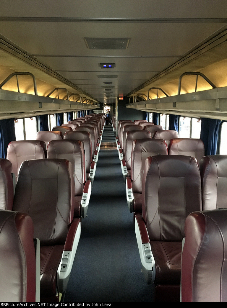 Interior of Amtrak Superliner Coach