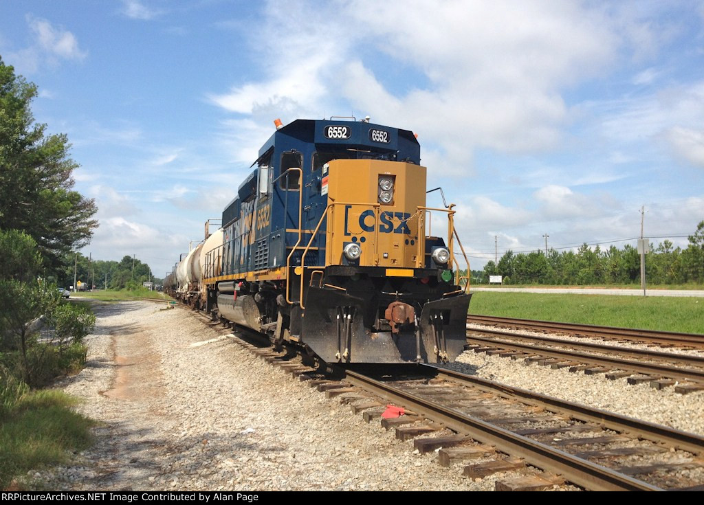 CSX GP40-3 6552