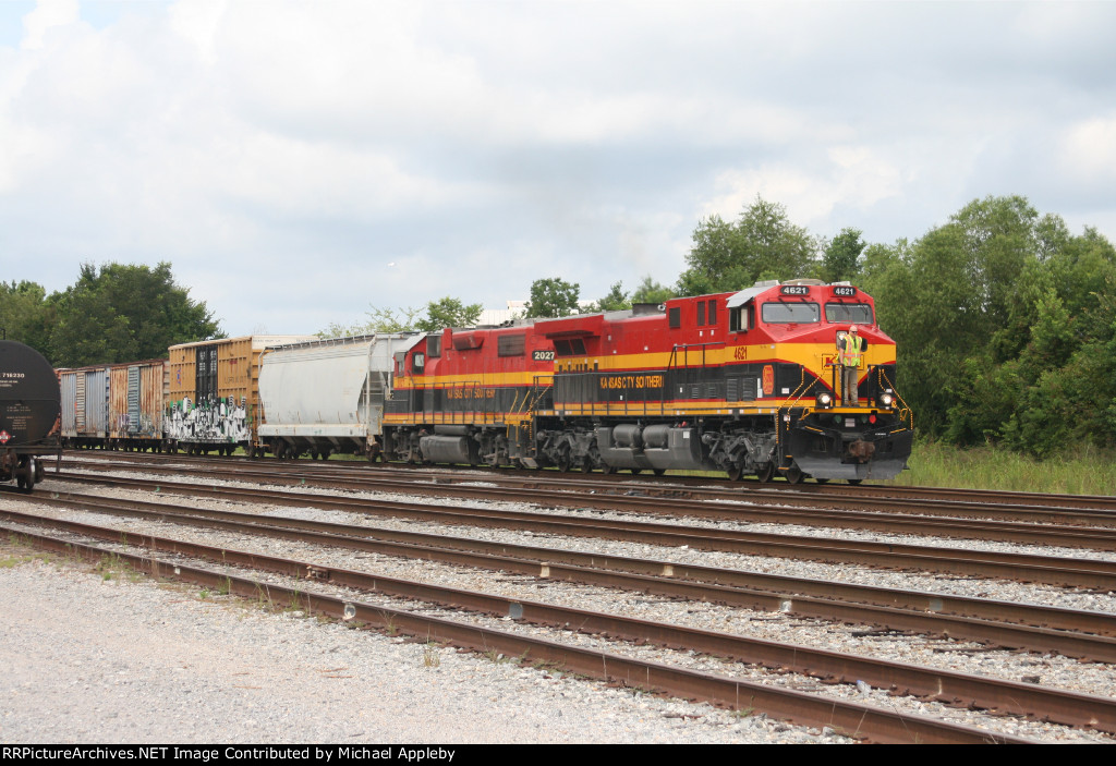 KCS 4621 and 2027 North.