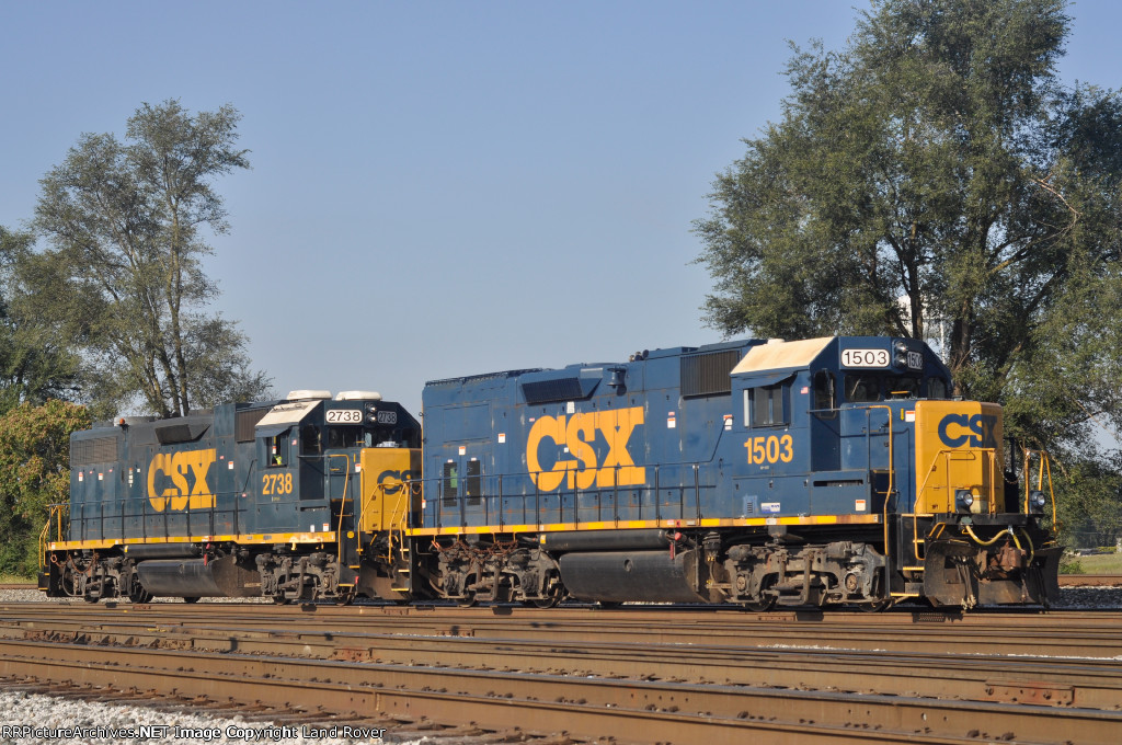 CSXT 1503 On CSX Y 101 At New River Yard