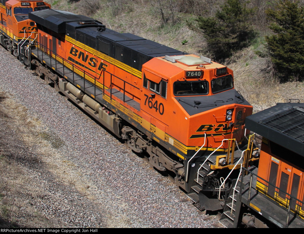 BNSF 7640 Mislabeled "EC45DC"