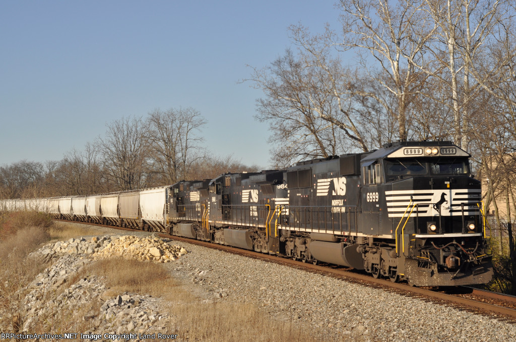 NS 6999 On NS 123 Eastbound