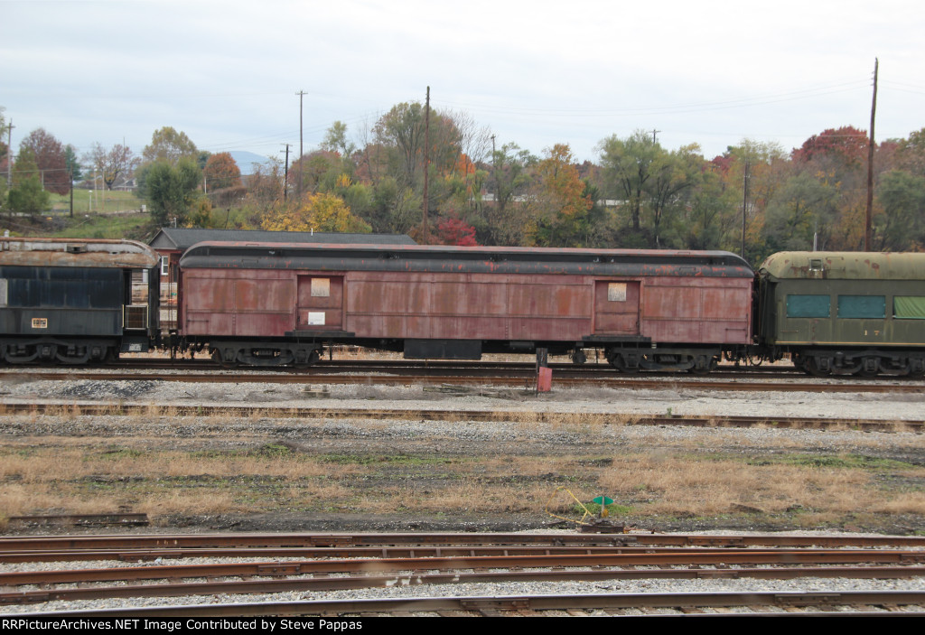 Baggage Car in Roanoke Yard