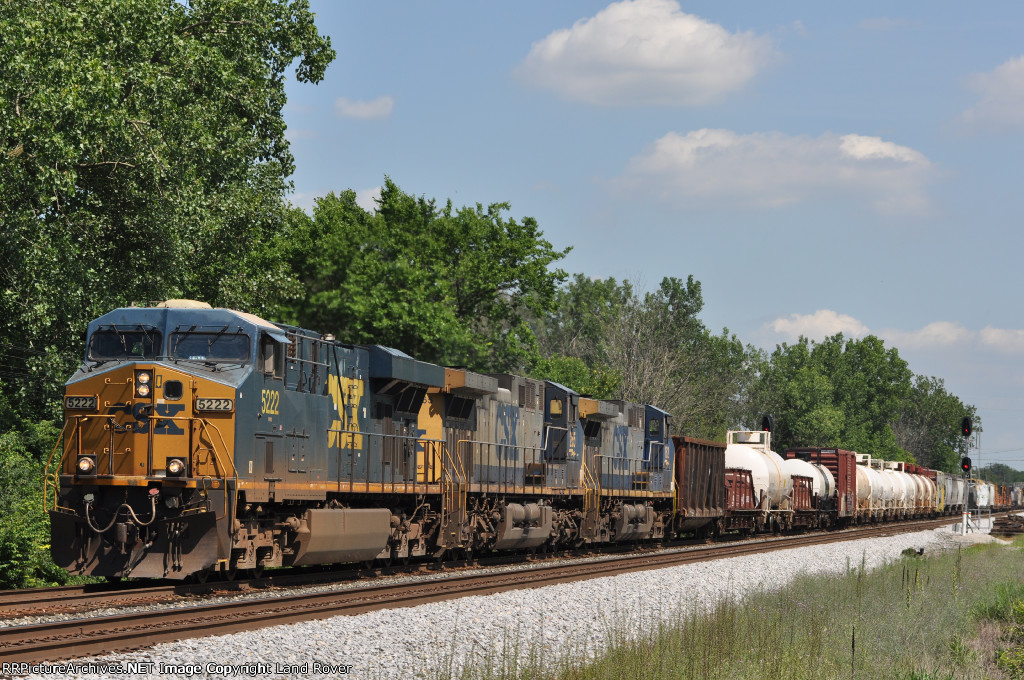 CSXT 5222 On CSX Q 508 Northbound