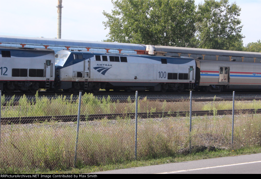 AMTK 100 on Amtrak 48 "Lake Shore Limited"
