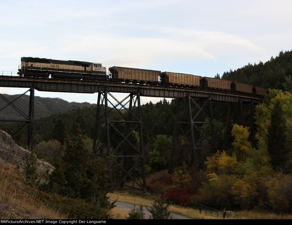 BNSF 9615 DPU