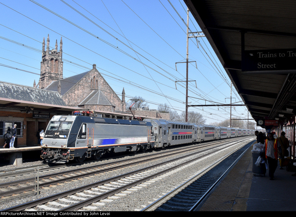 Westbound NJT Train # 7837