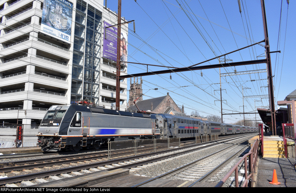 Westbound NJT Train # 7837