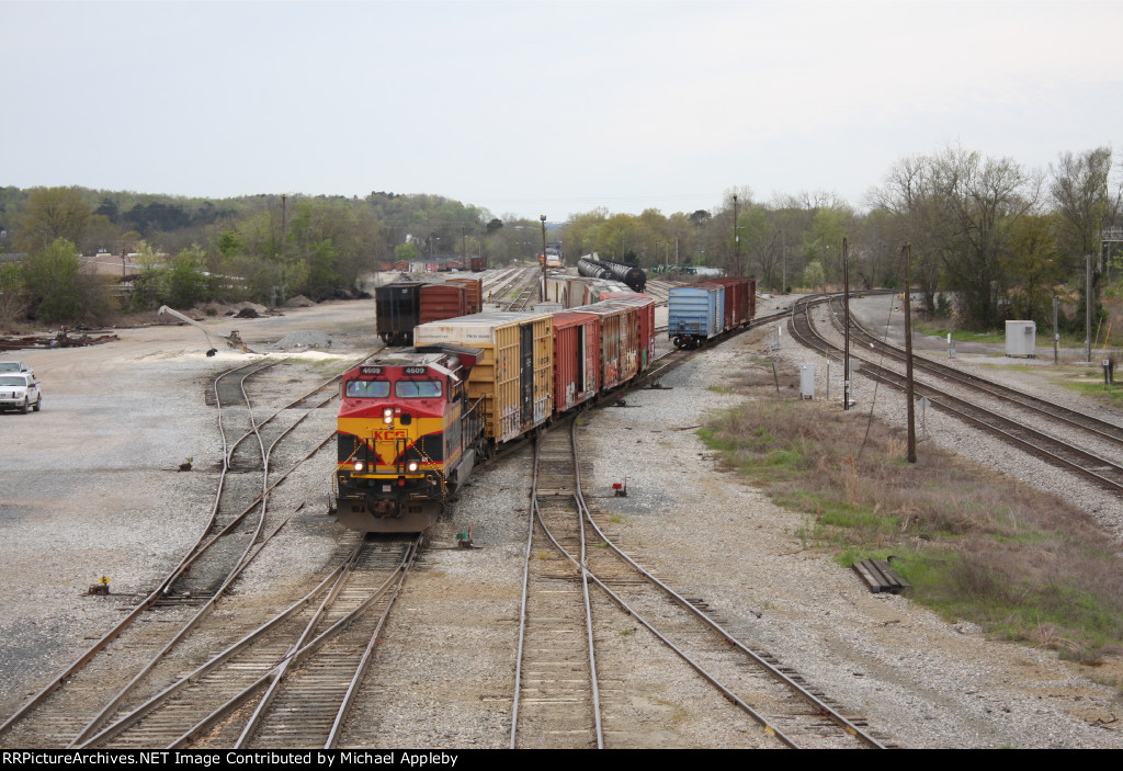KCS 4609 in Meridian yard.