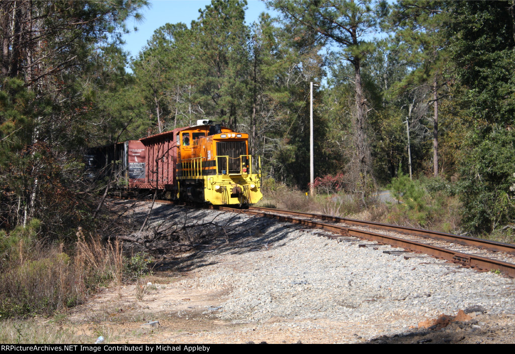 CIRR 1555 peaks around the bend.