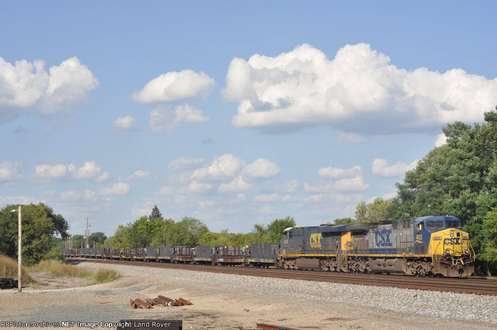 CSXT 438 On CSX Q 509 Southbound