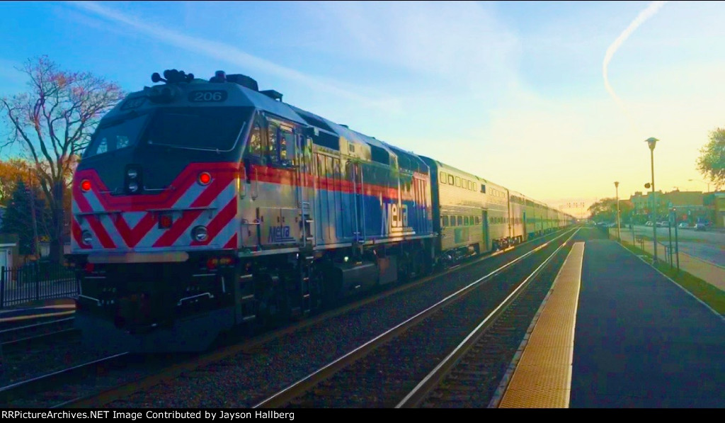 Metra 206 inbound express