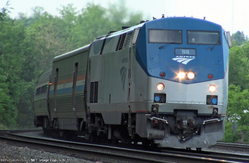 NS 07T/AMTK 43 (Amtrak WB Pennsylvanian)