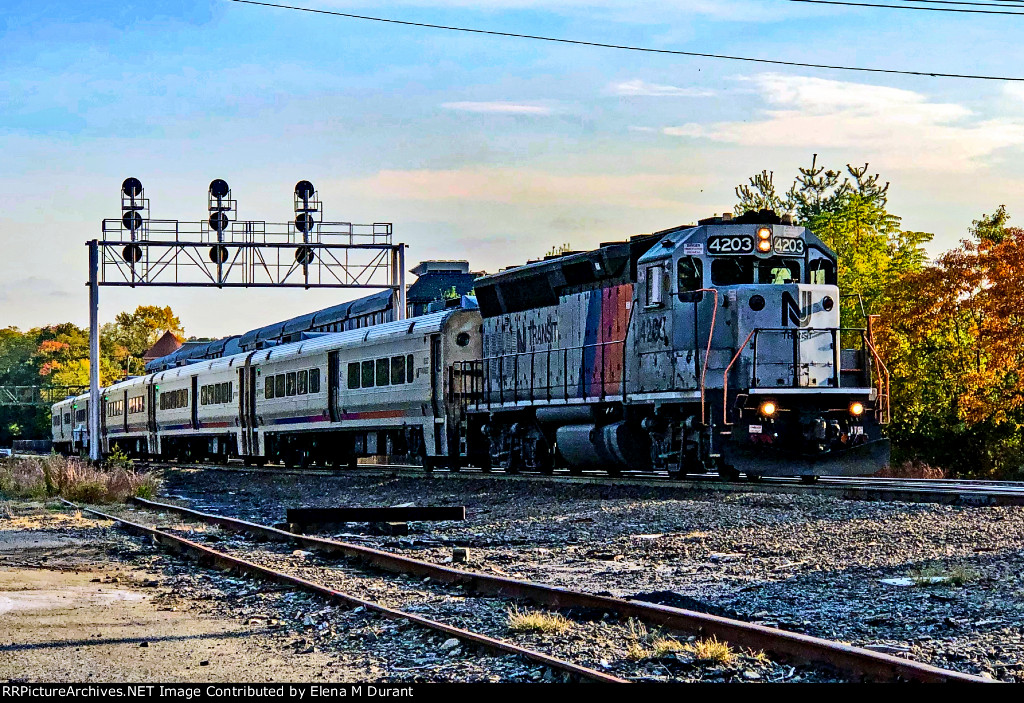 NJT 4203 on Train 1215