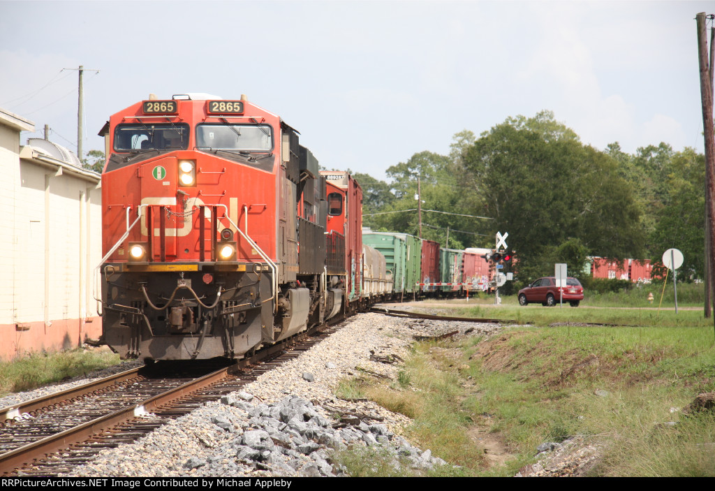 CN A489 coming north.