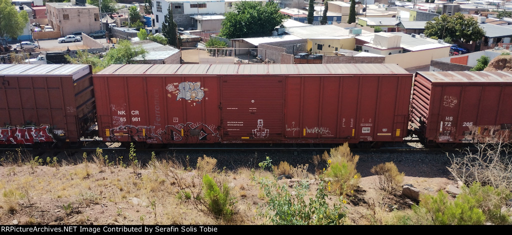 NKCR 65981 Rotulado Ferromex Con Grafiti