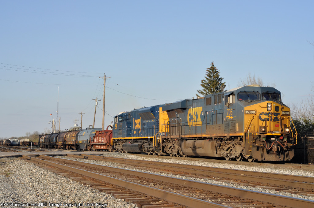 CSXT 706 At New River Yd