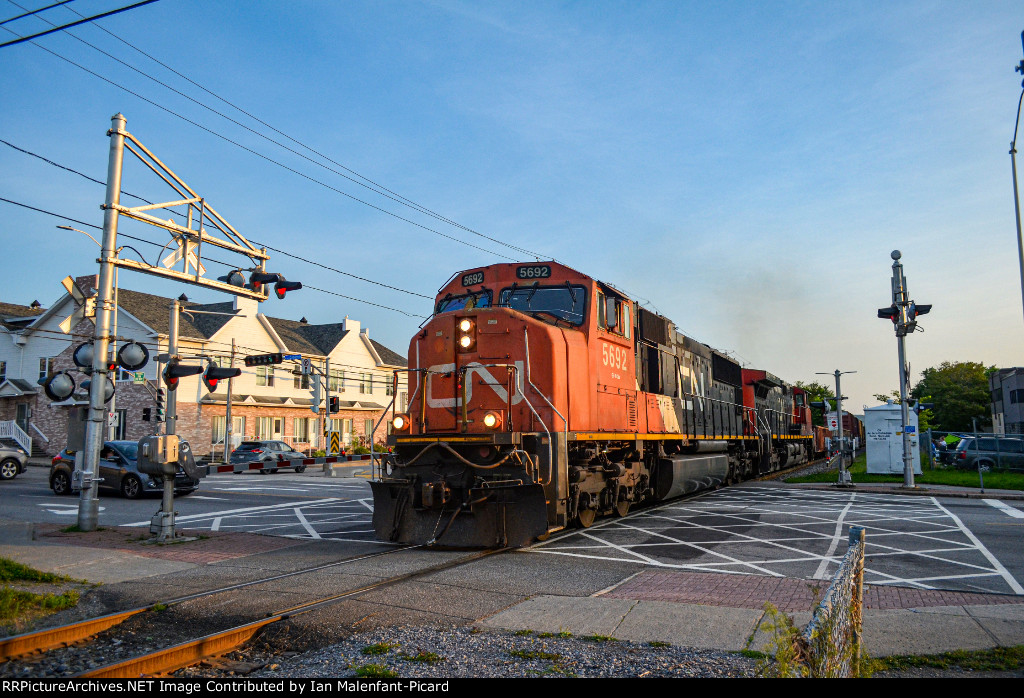 CN 5692 crosses Cathedral Avenue, take 2